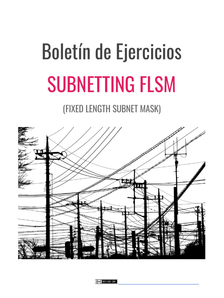 Boletín de Ejercicios SUBNETTING FLSM | PDF