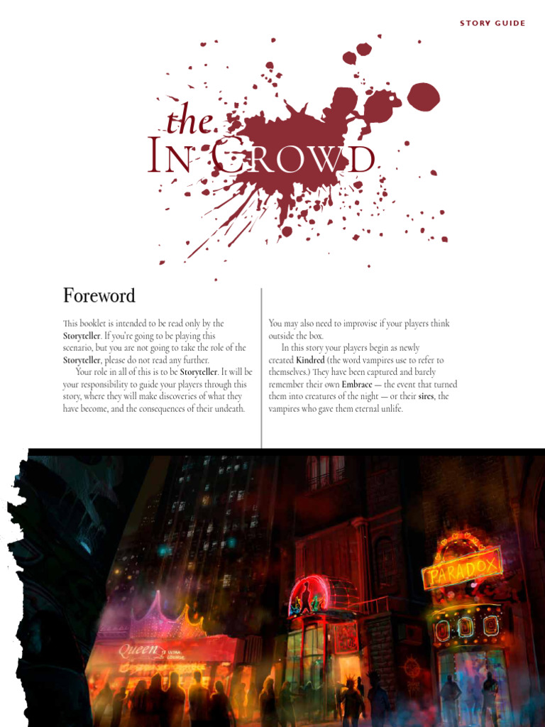 V5 Starter Set - Story Guide | PDF