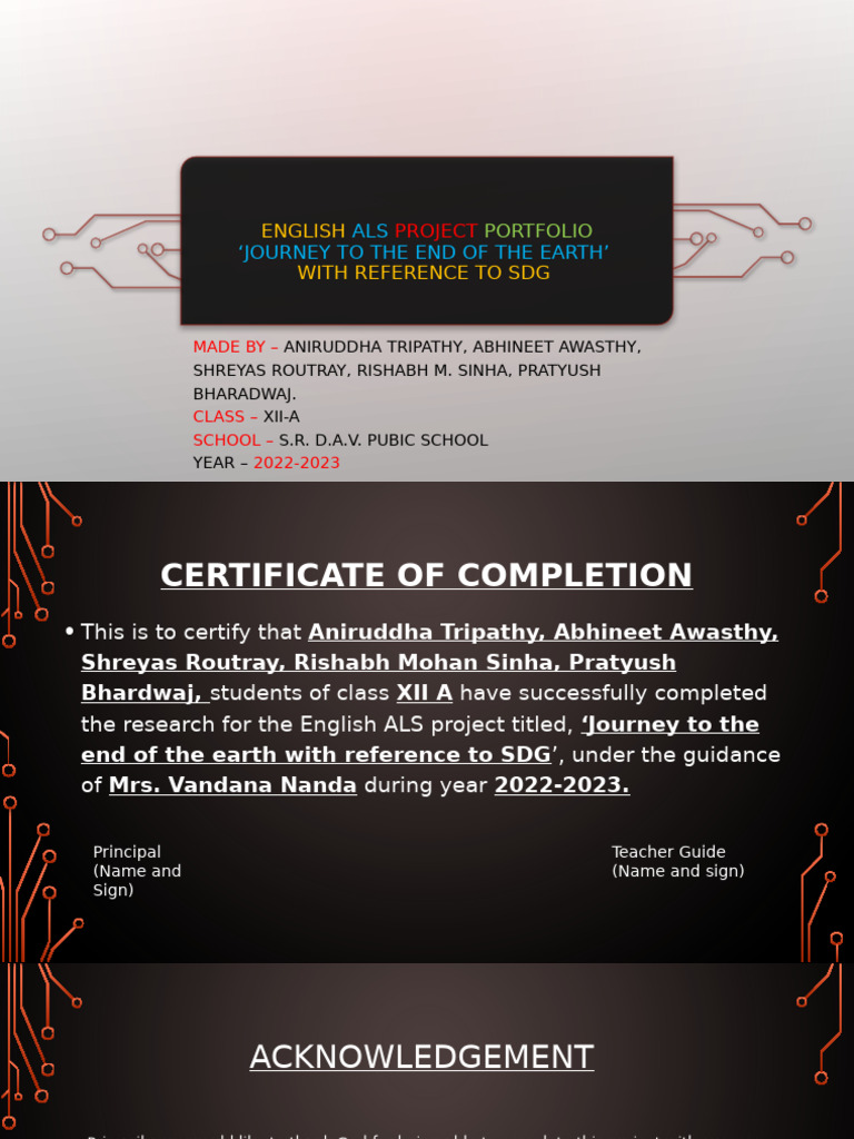 English Als Portfolio | PDF