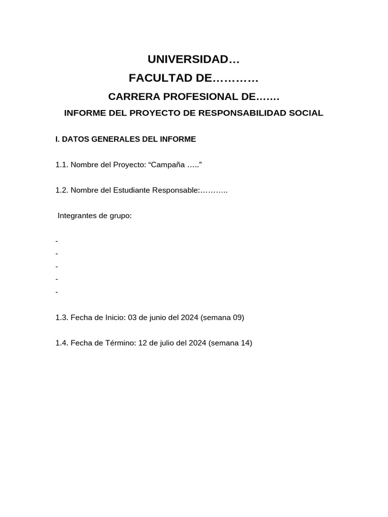 PROYECTO - RESPONSABILIDAD SOCIAL (1) | PDF