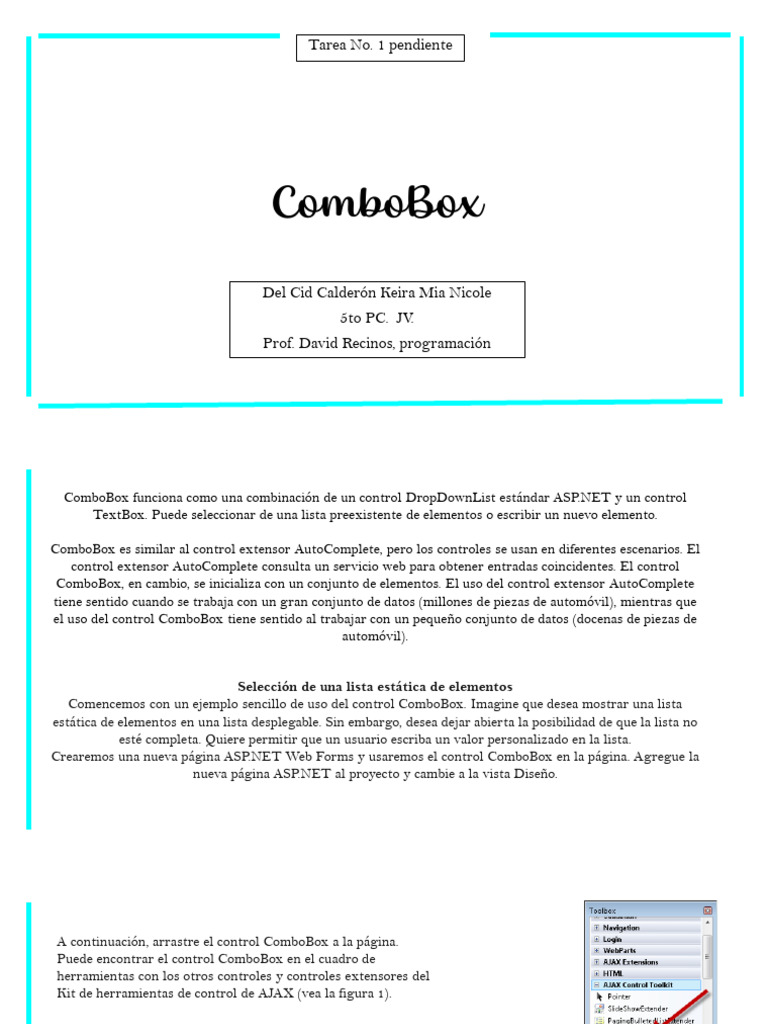 Combo Box | PDF | Computers