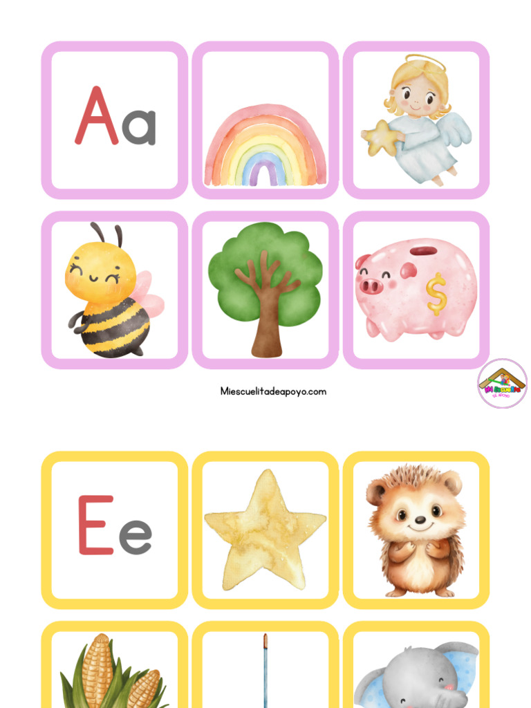 Carteles de Las Vocales para Decorar El Aula PDF | PDF | Ciencias ...