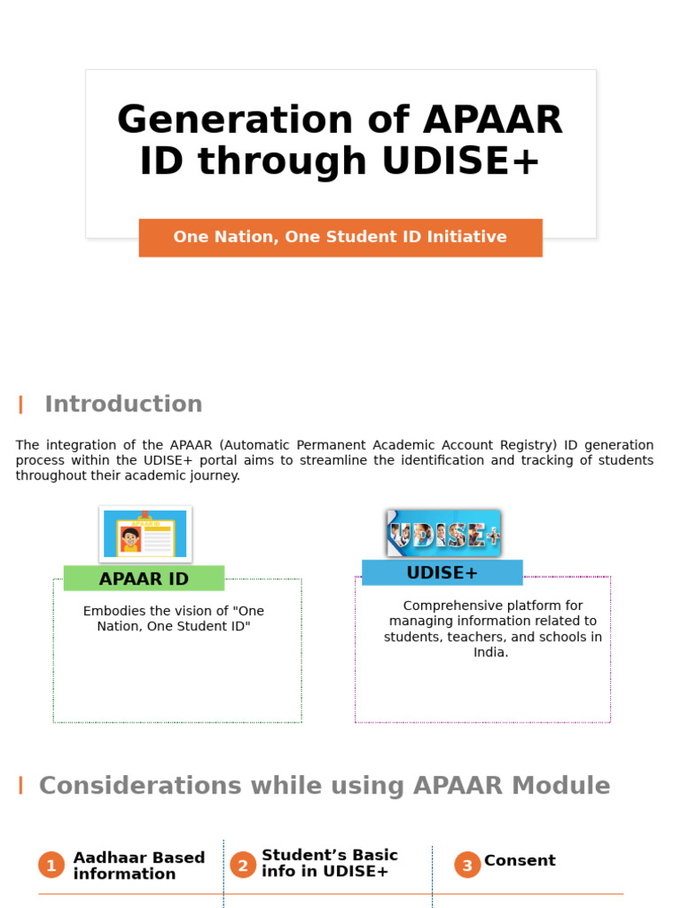 Step Guide For Generation of APAAR ID v.02 | PDF
