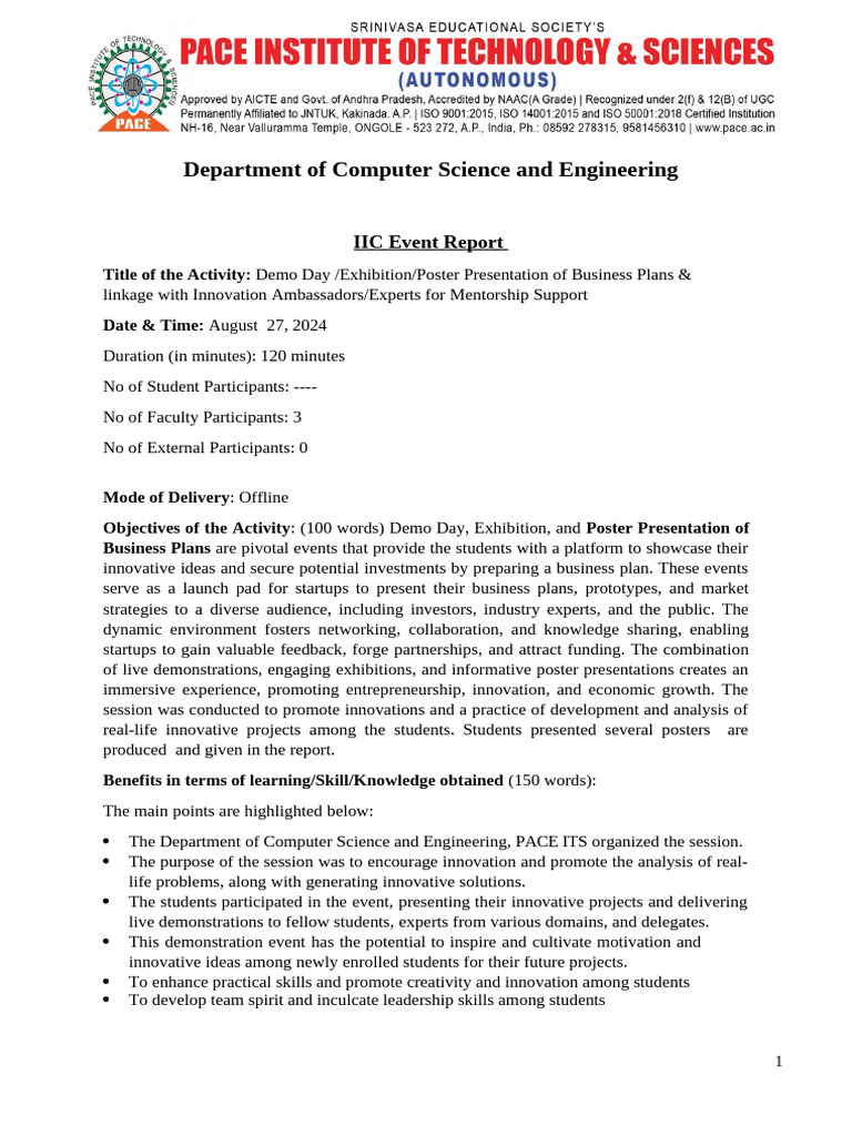 IIC EVENT Mentoring | PDF