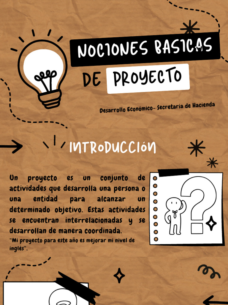 Nociones Basicas de Proyectos | PDF