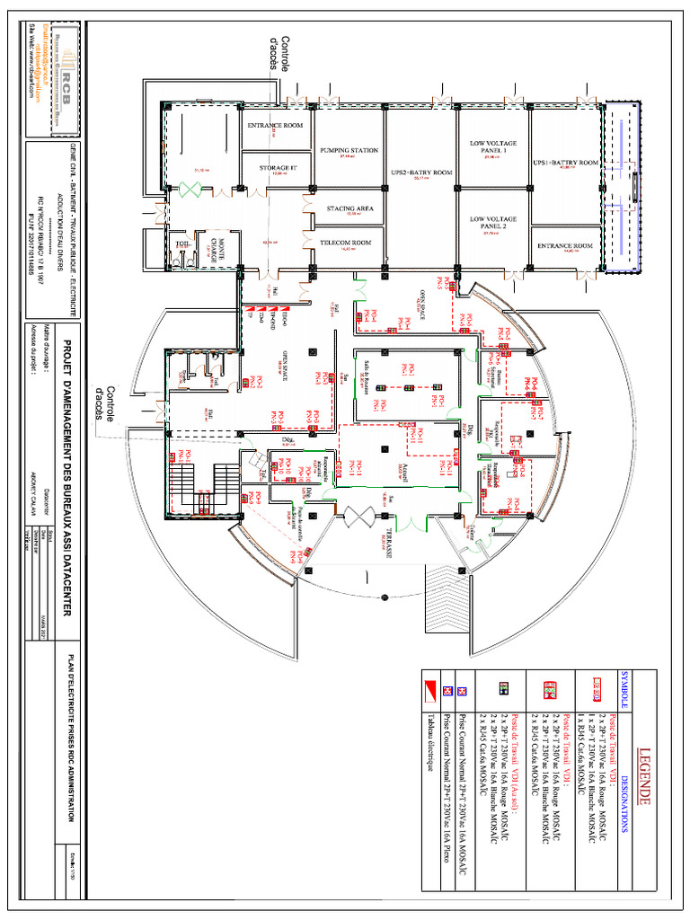Plan D'electricite Prises RDC Administration | PDF