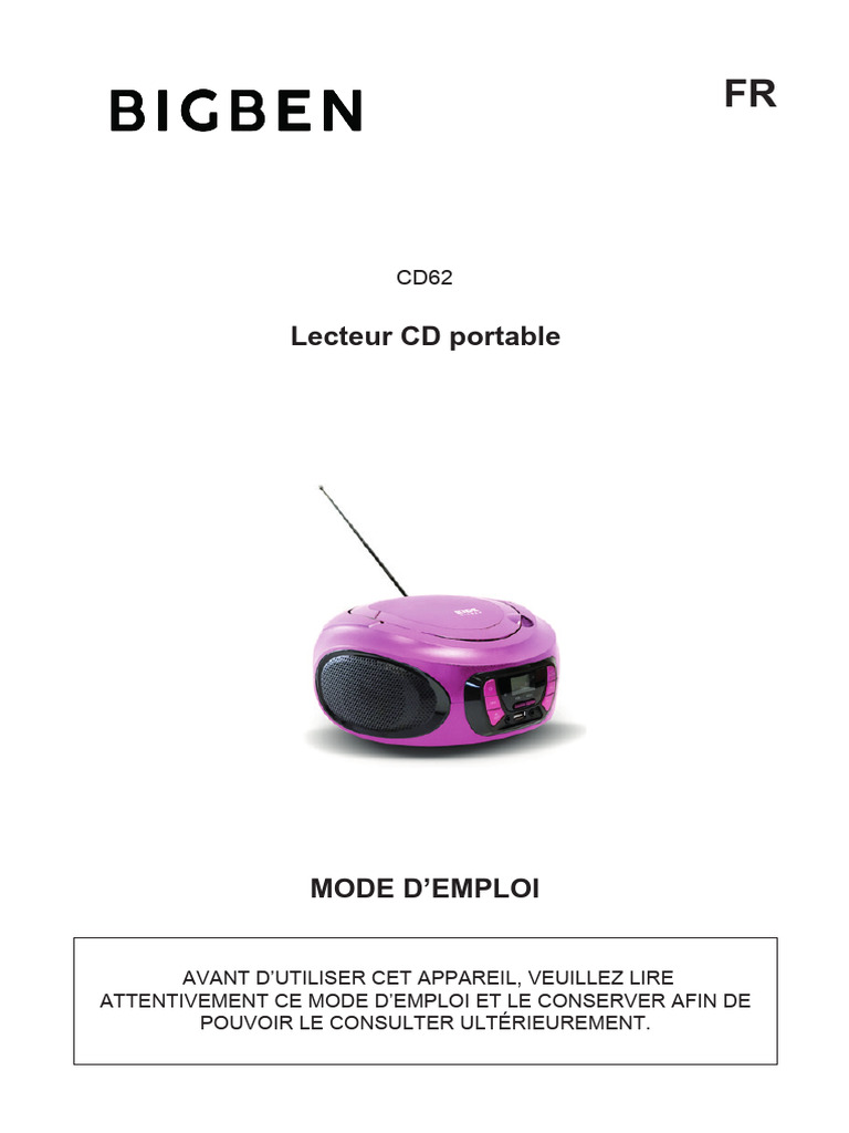 Handleiding CD62 | PDF