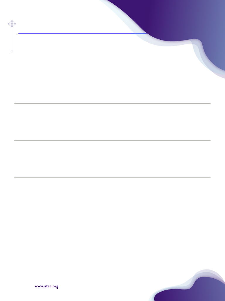 BAA-2340 Product Sheet - Escherichia Coli (Migula) Castellani and ...