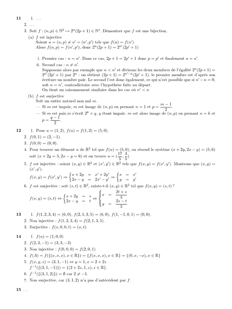 TD2. ElÃ©ments de Correction 2 | PDF