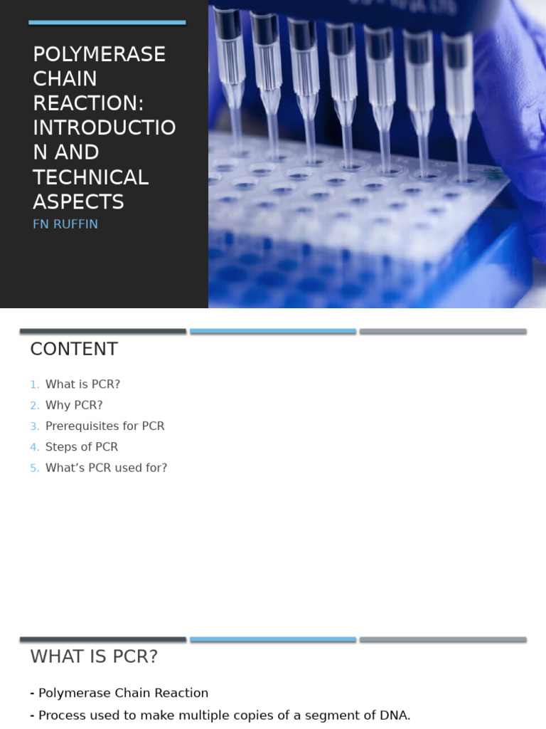 Polymerase Chain Reaction | PDF