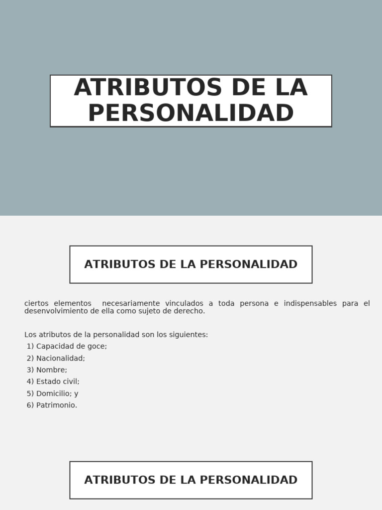 Atributos_de_la_personalidad | PDF
