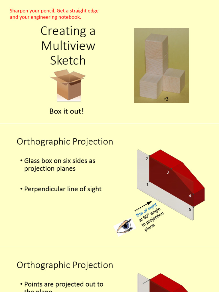 2.4A Creating a Multiview Sketch 2017 (2) | PDF