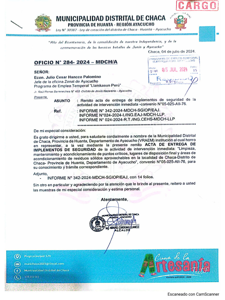 MODELOS DE OFICIO | PDF