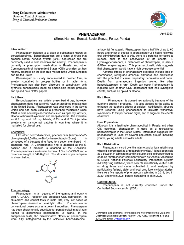 Phenazepam | PDF