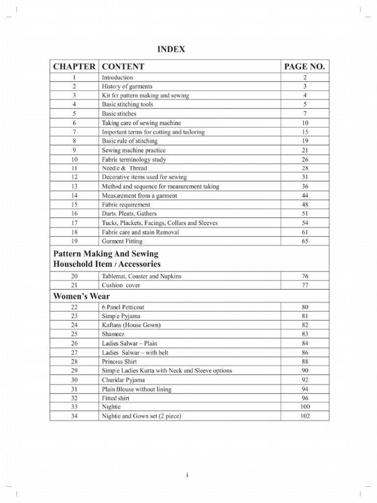 Cutting-and-Tailoring | PDF