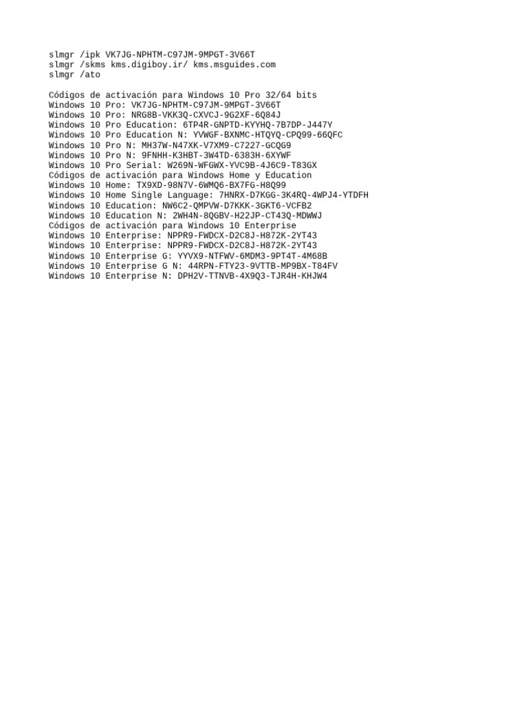 W10 Activicion | PDF