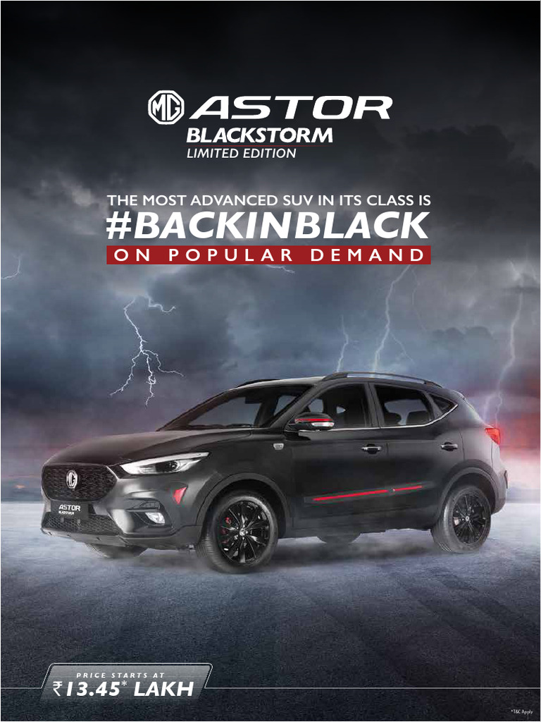 Astor Black Storm Brochure - Digital - A4 | PDF