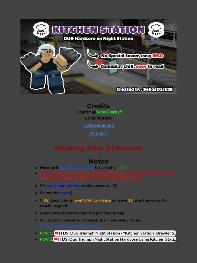 Kitchen Station | PDF