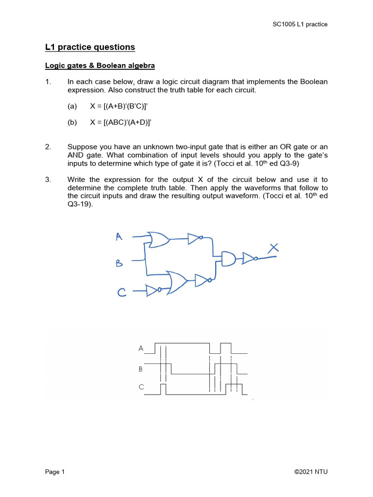 L1 Practice Questions (1) | PDF