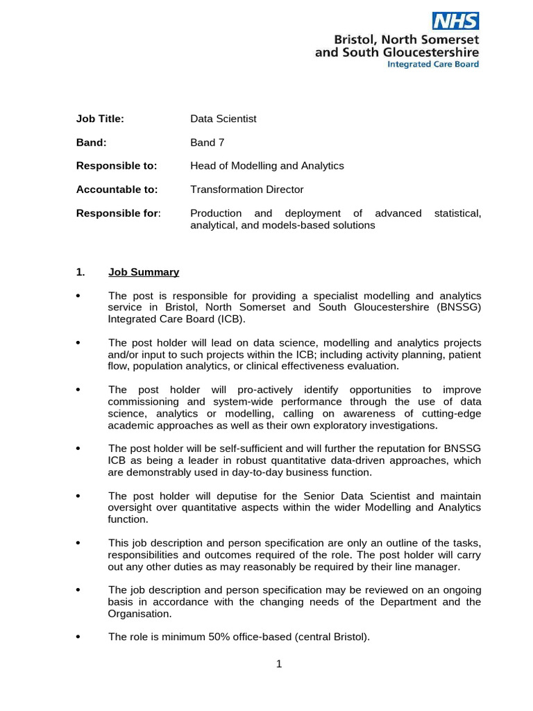 Job Description | PDF