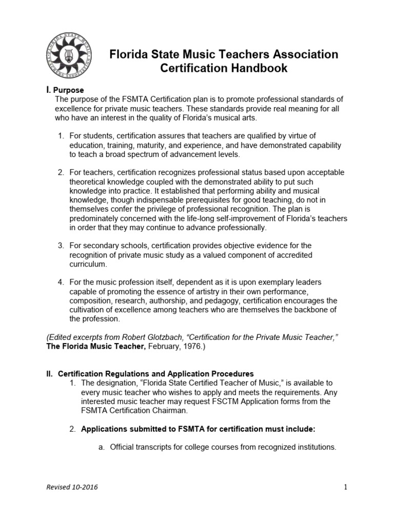 Certification Handbook | PDF