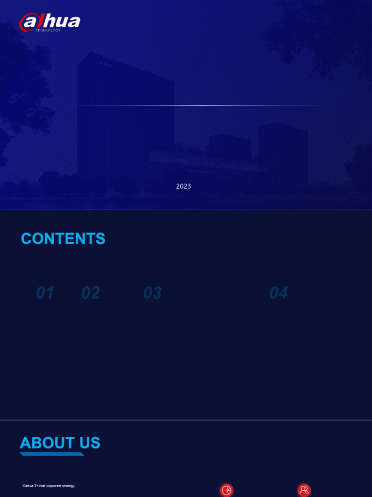 Dahua Technology Company Introduction - 2023 | PDF