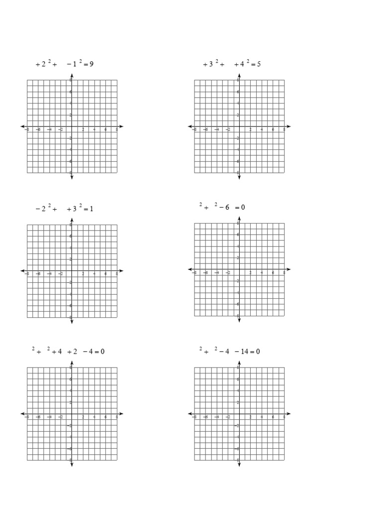 Circles Activity Sheet - BARON | PDF