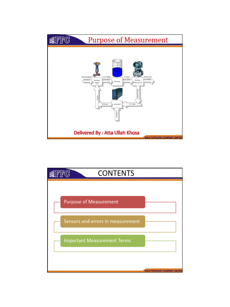 2.1-Purpose of Measurement | PDF