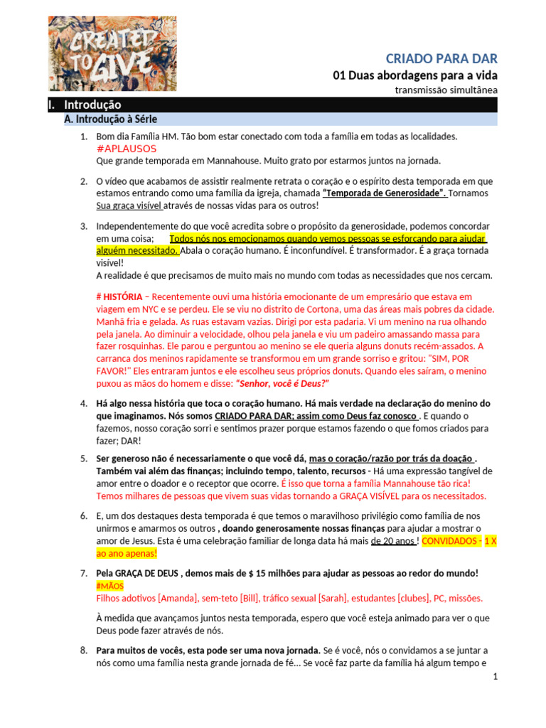 01 Two Approaches To Life - Notes | PDF