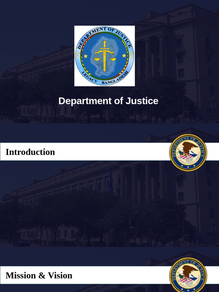 DOJ For Role Play | PDF | Lawyer | Attorney General