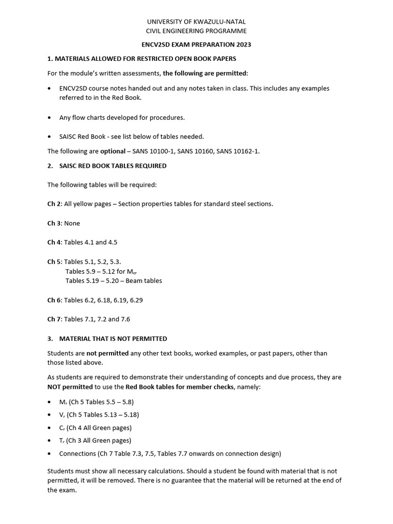 2Sd Exam Tips 2023 | PDF