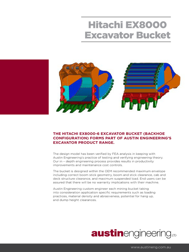 AE EX8000 Bucket | PDF
