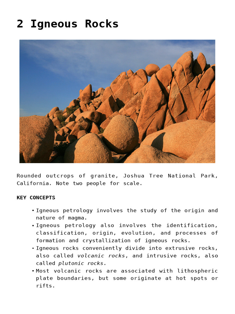 Magmatic Rocks | PDF