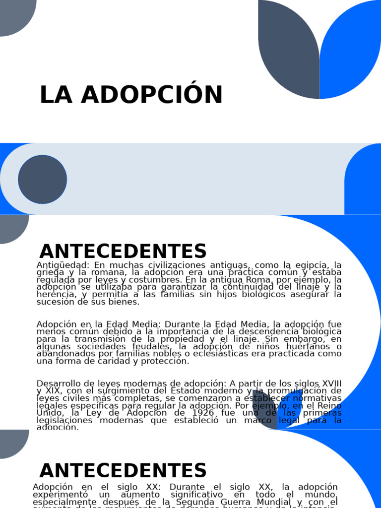La Adopción | PDF