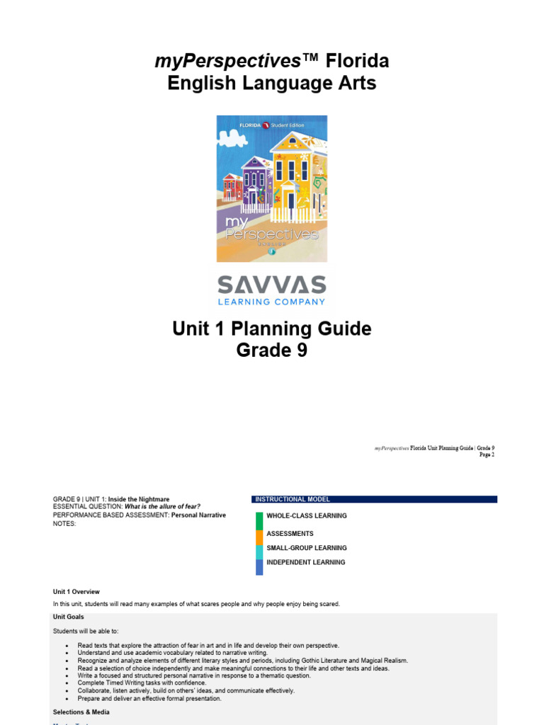 English I - Quarter 1 Curriculum Map | PDF