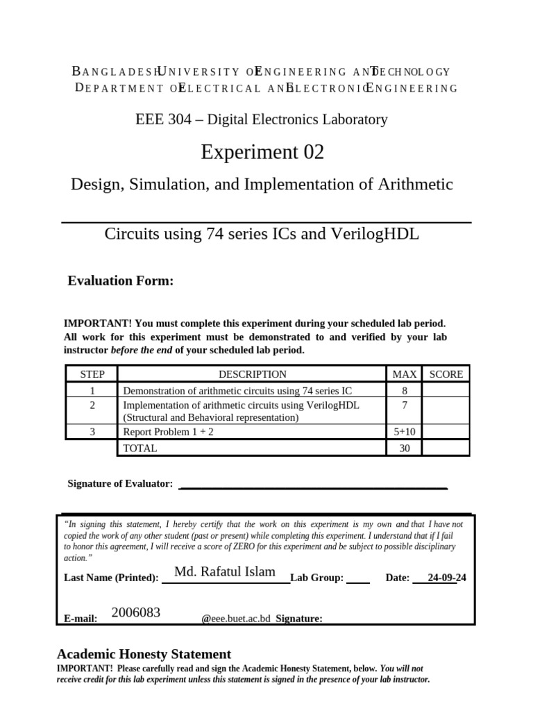 Eee 304 Final | PDF