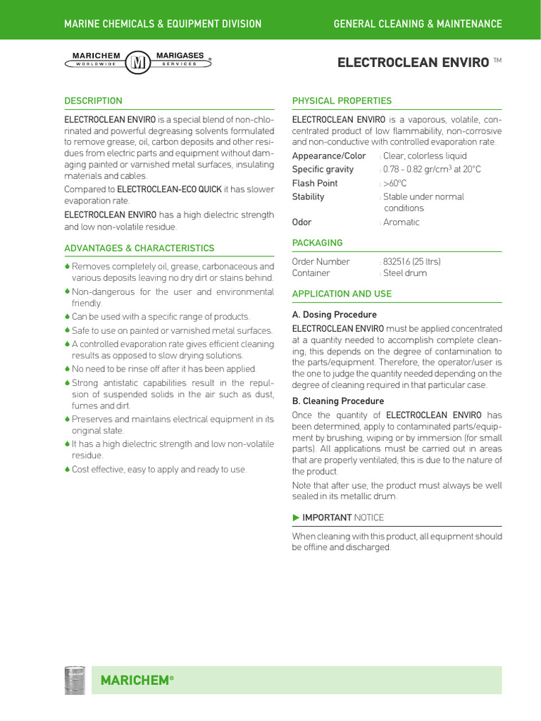 Electroclean Enviro | PDF