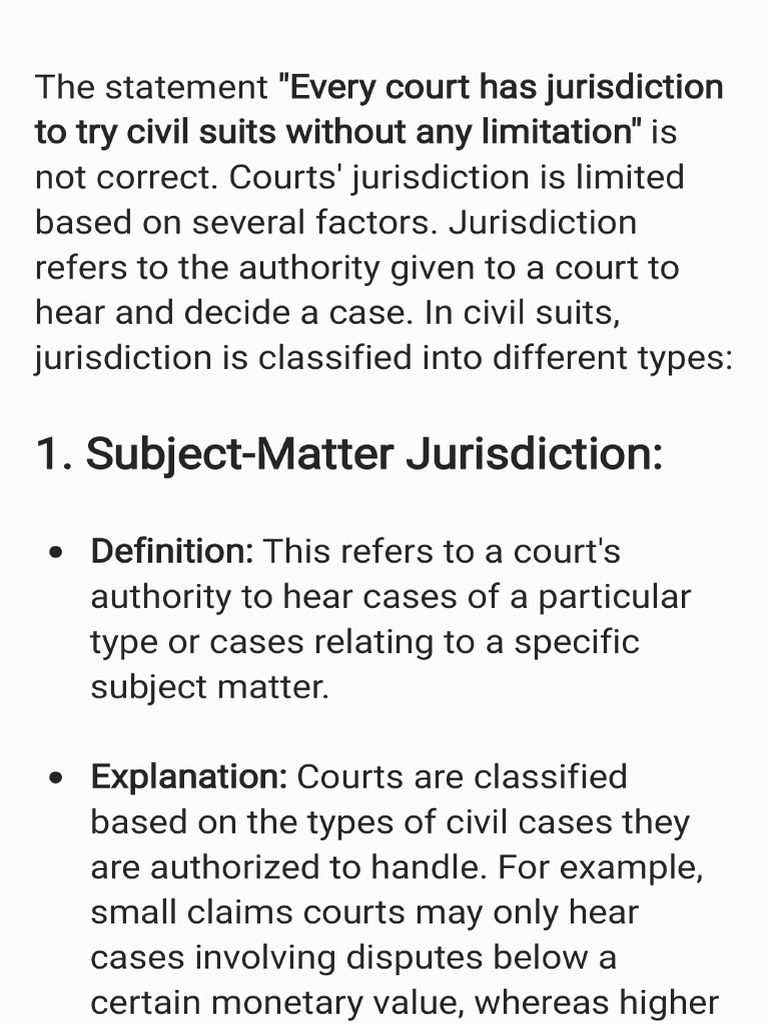 Civil Assignment One | PDF