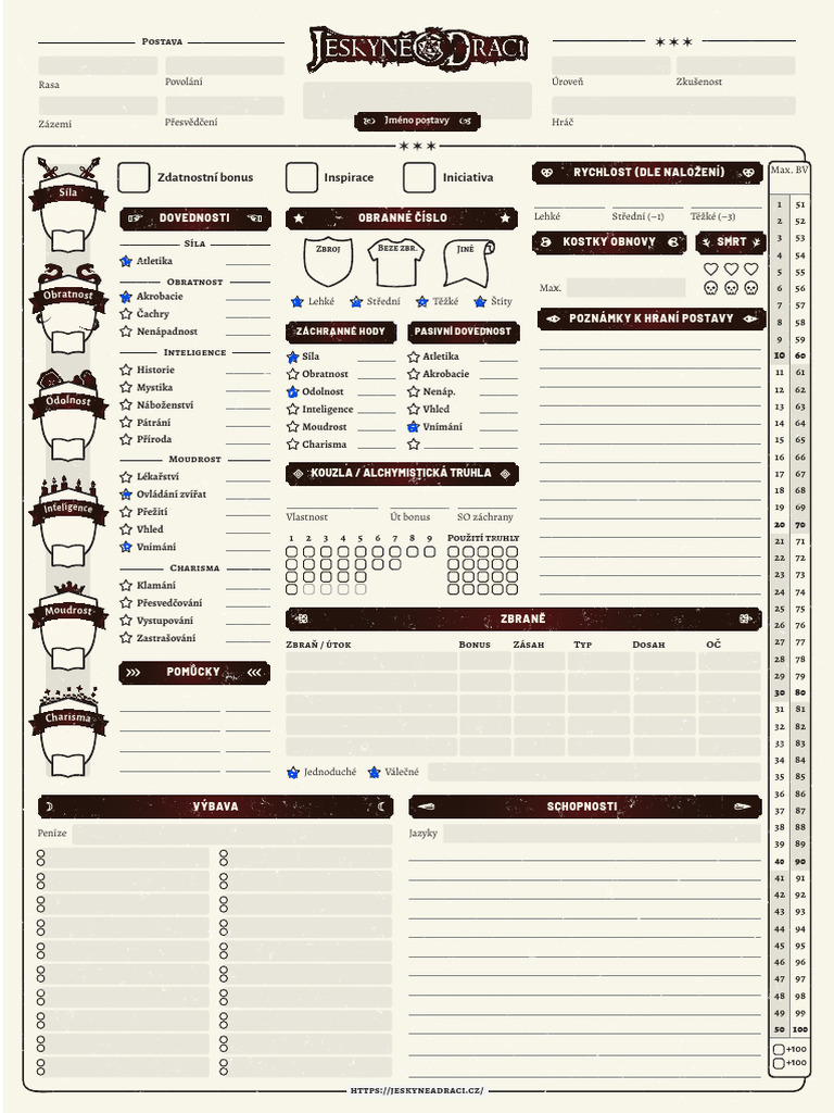 Character Sheet Vyroben To Send | PDF