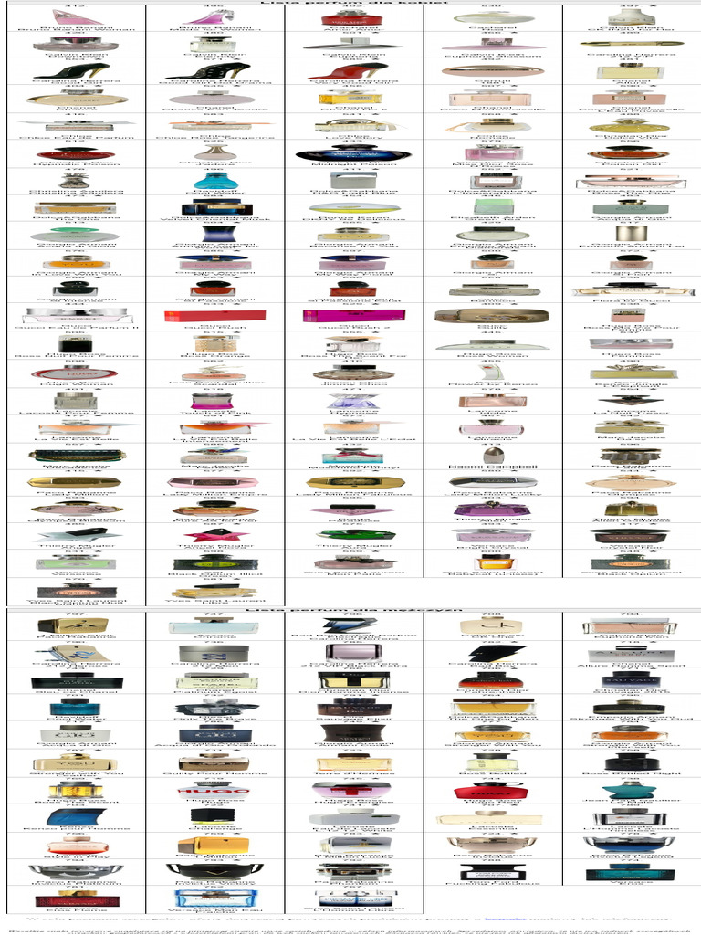 Lista Perfum | PDF