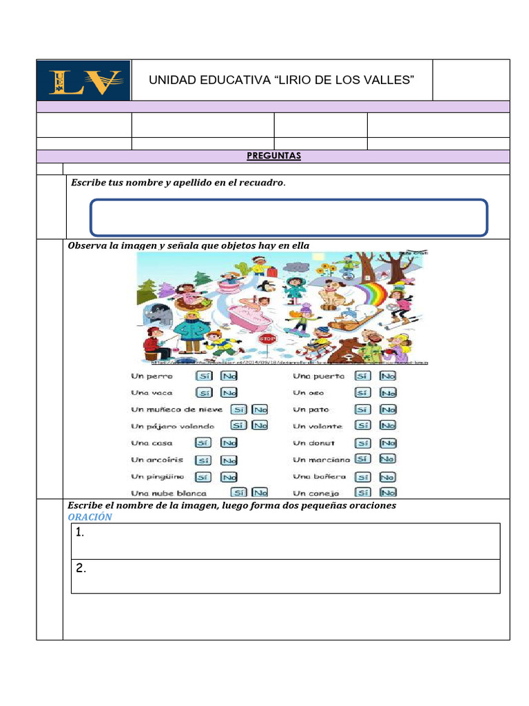 2do - LL - Evaluación 2do QM | PDF