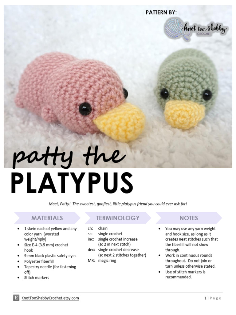 Patty The Platypus 2 | PDF