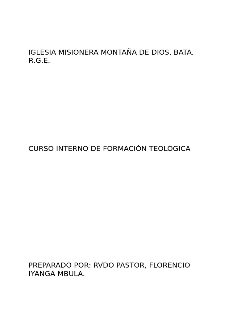 Bosquejo General | PDF