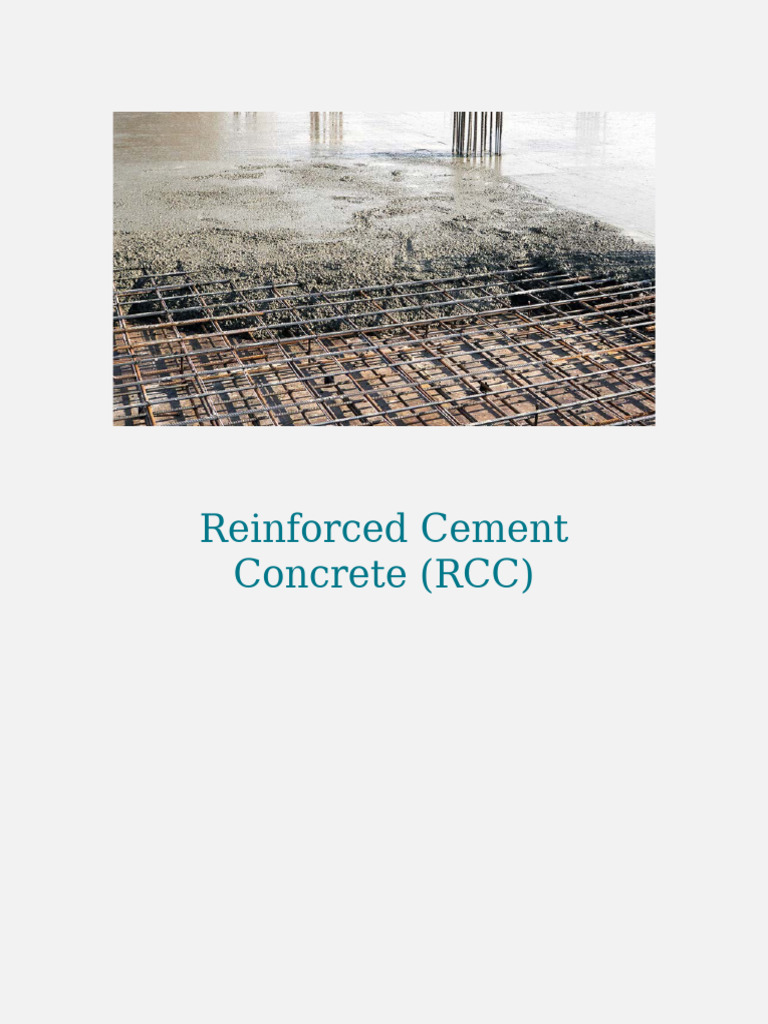 RCC: Strength, Versatility, Cost Benefits | PDF