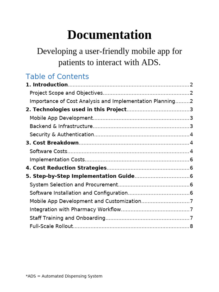 Documentation 1 | PDF
