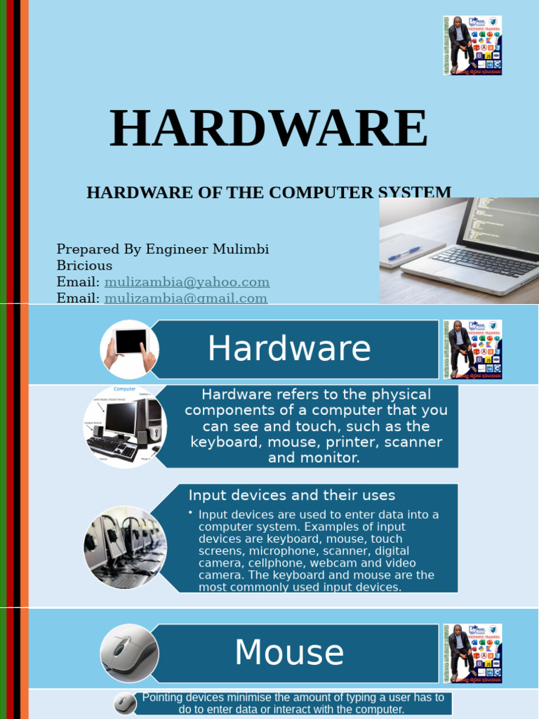 Chapter 5 Grade 10 Hardware of The Computer Systemppt | PDF | Computer ...