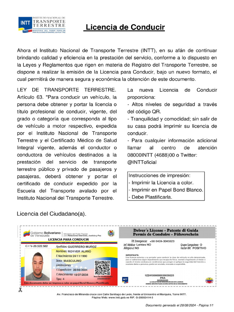 LICENCIA | PDF