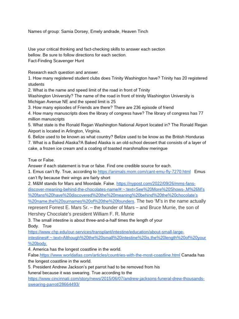 in Class Activity | PDF