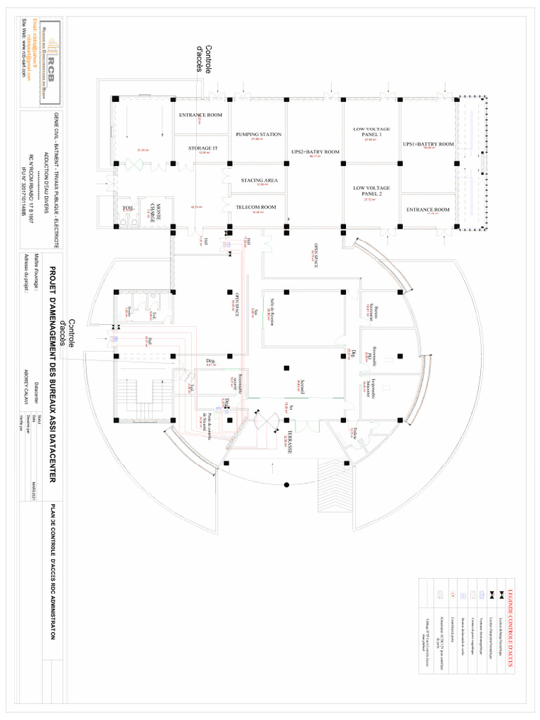 Plan de Controle D'acces RDC Administration | PDF