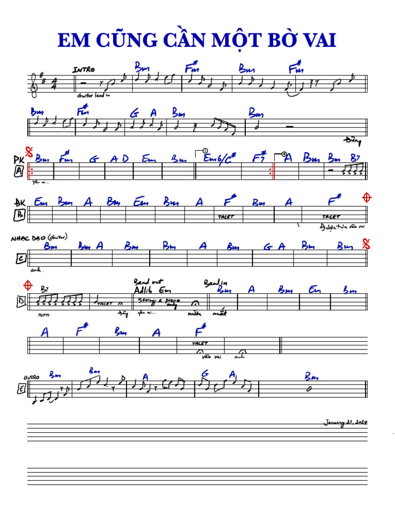 Em Cung Can Mot Bo Vai | PDF